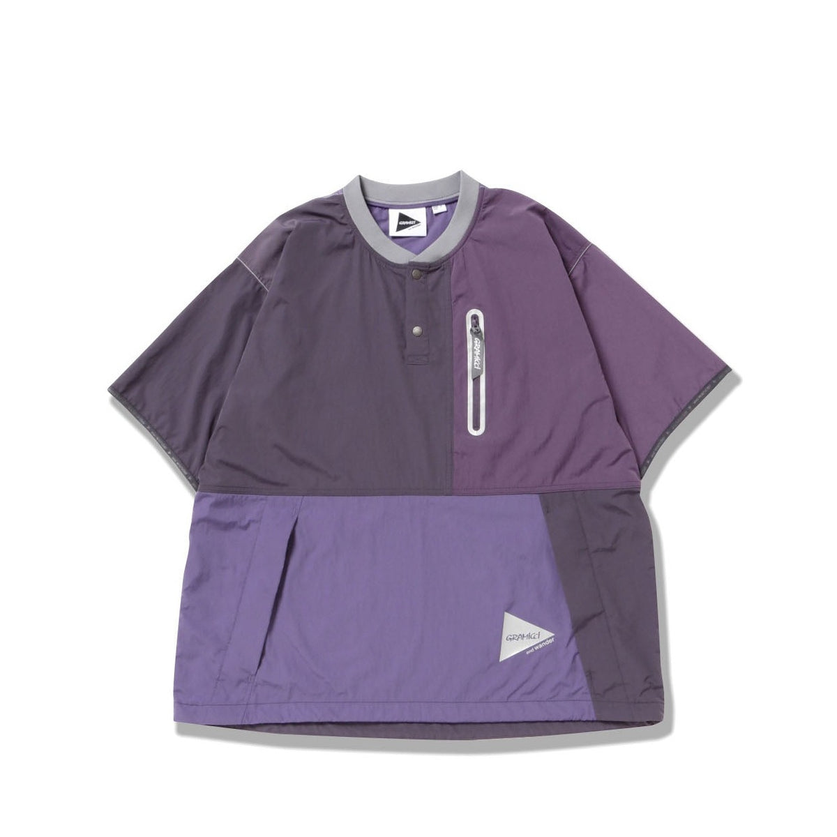 Gramicci x and wander Patchwork Wind Tee